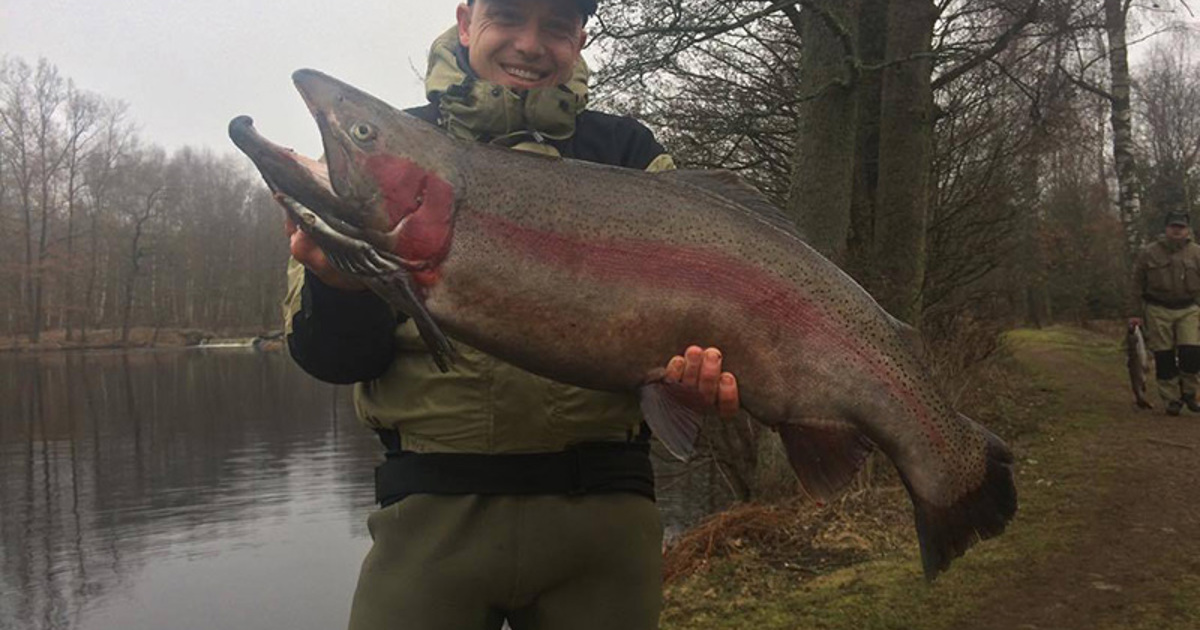 Ørred på 10 kg på klasse 4 stang