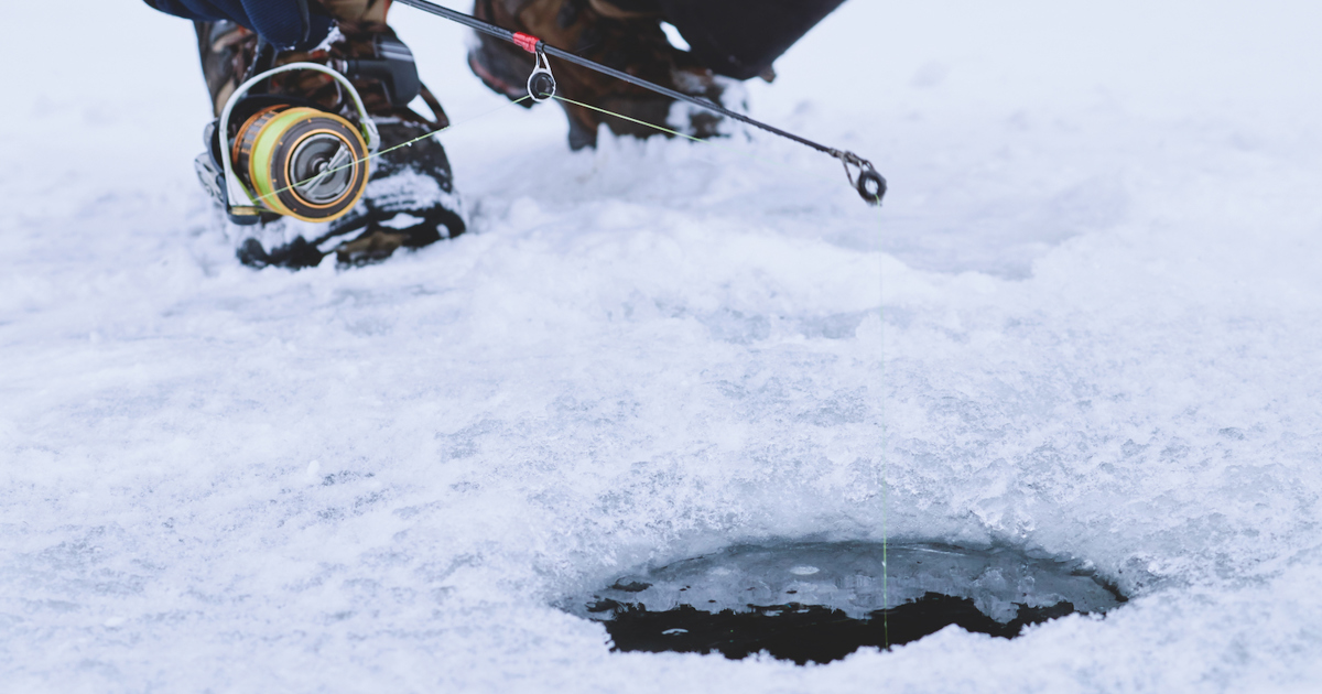 Hav respekt for isen og fiskene i kulden